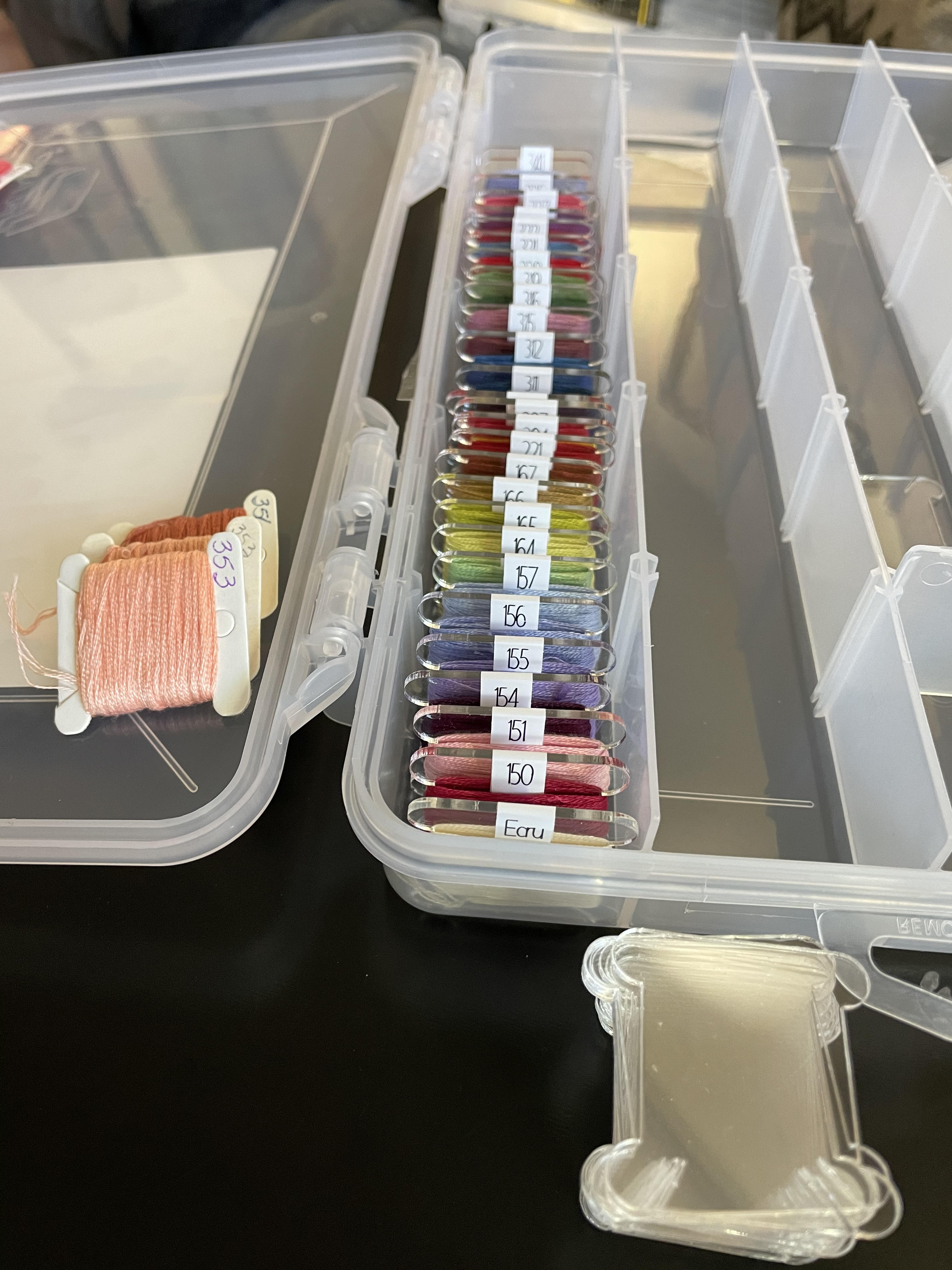 Acrylic Bobbins – My Time Stitching