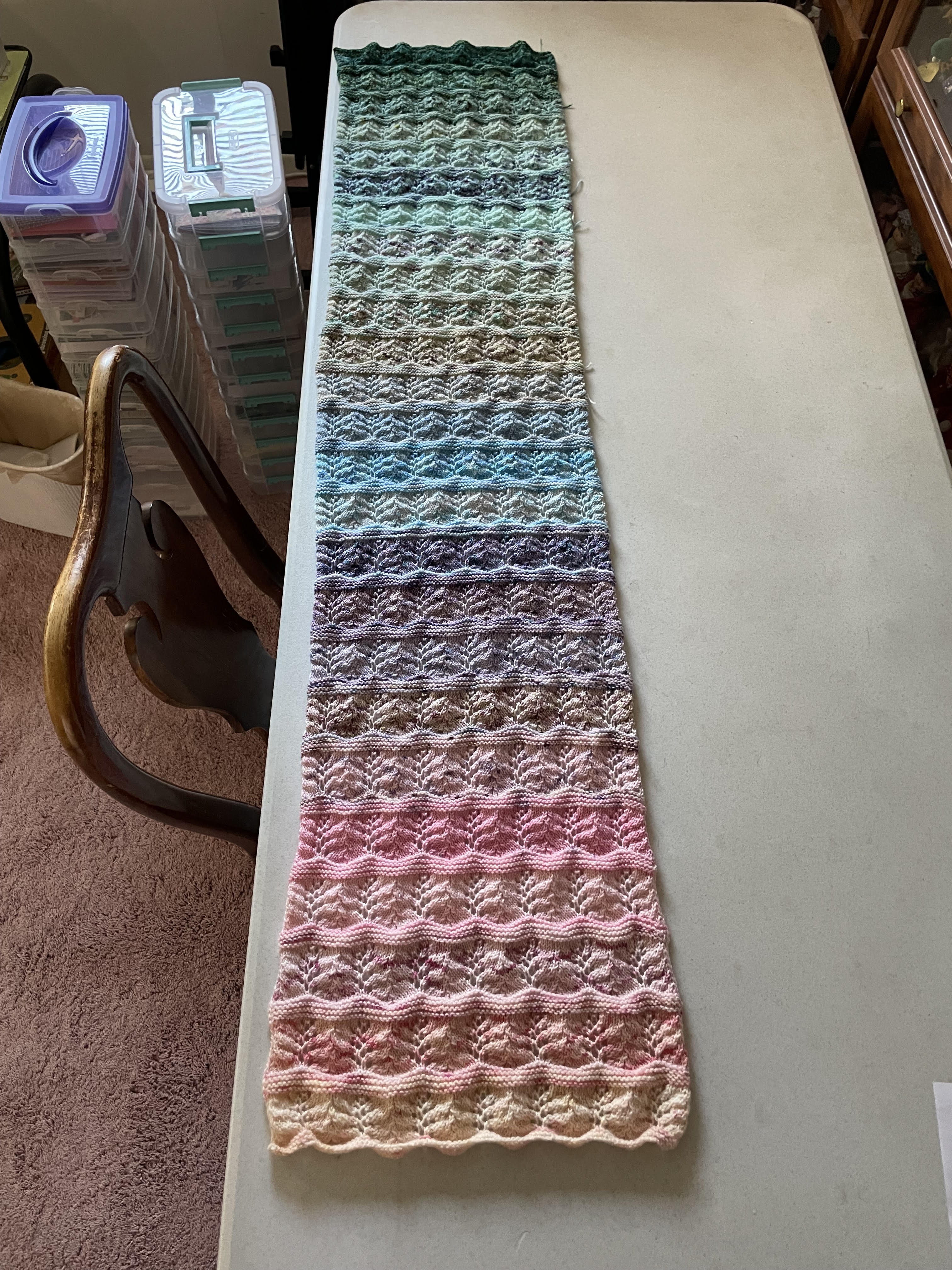 The Carolyn Wrap – My Time Stitching