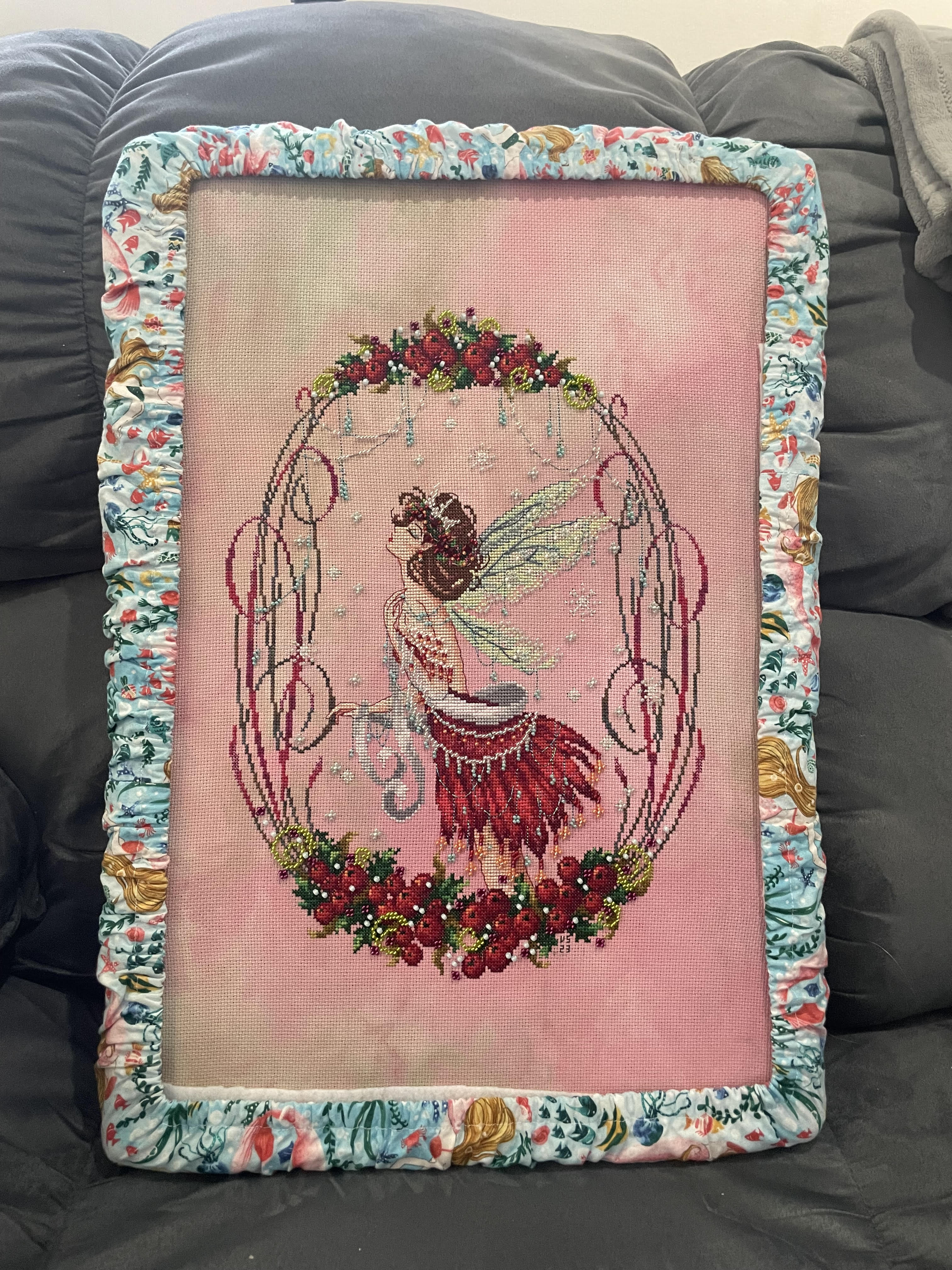 Finish One, Start Another and My Blogaversary – My Time Stitching
