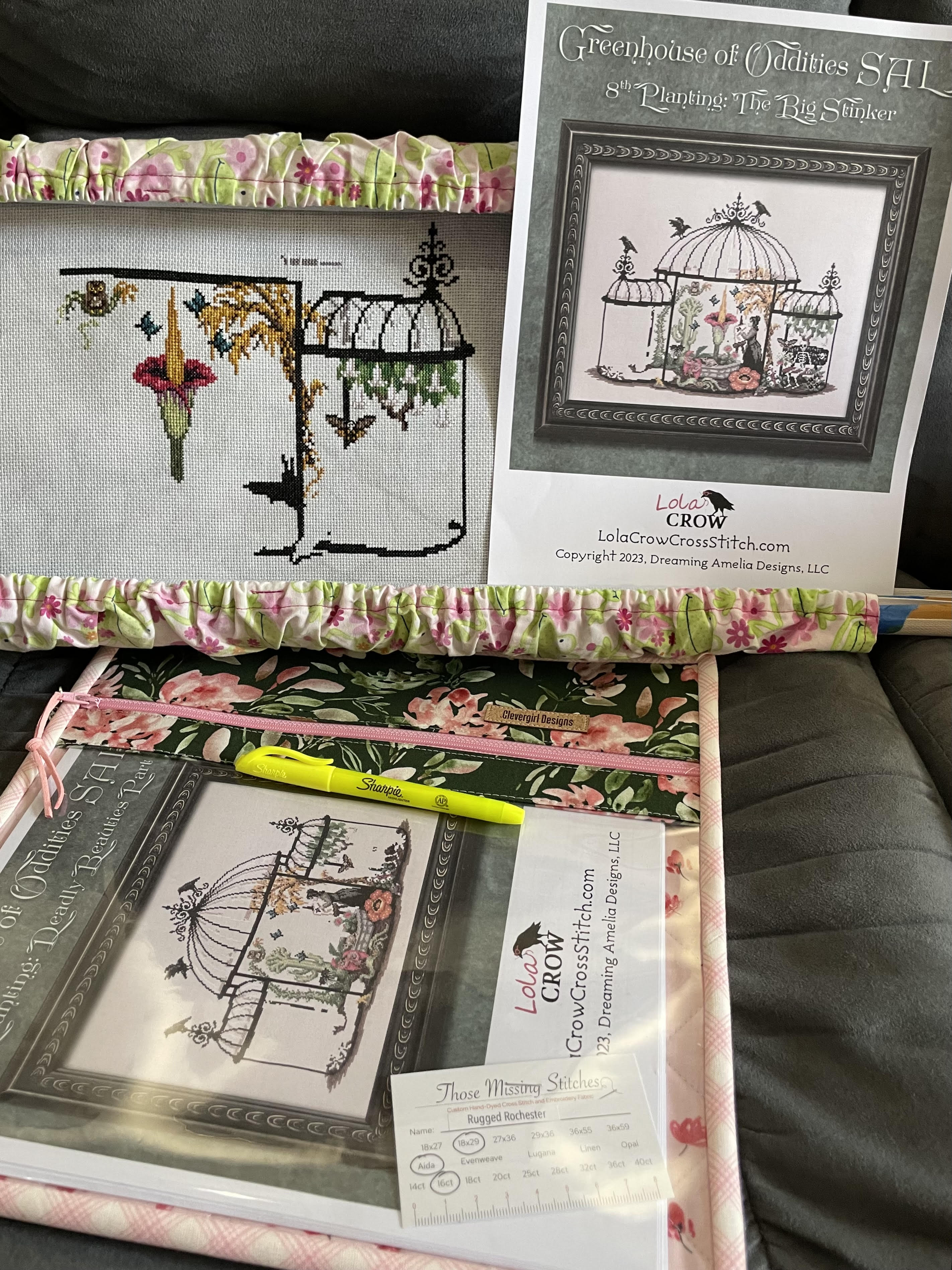 Green House of Oddities – My Time Stitching